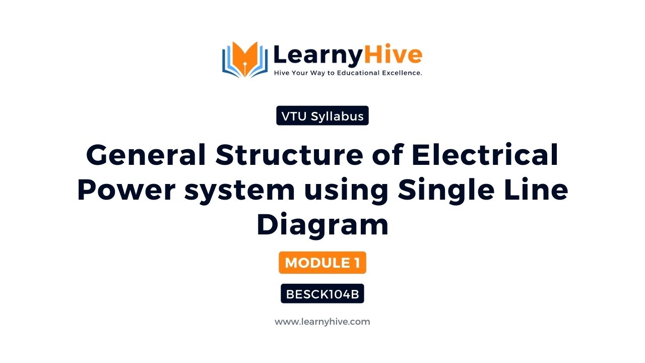 3. General Structure Of Electrical Power System Using Single Line ...